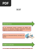 ROF, MOF, CAP y MAPRO | PDF | Planificación | Presupuesto