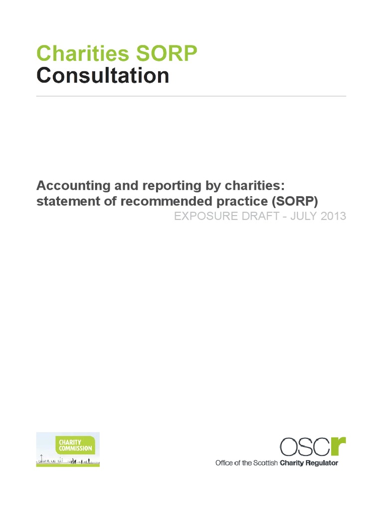 ++accounting and Reporting by Charities Statement of Recommended ...