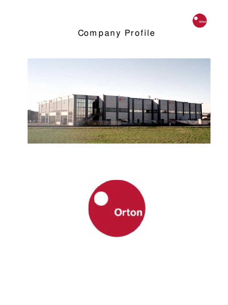 ORTON - Company Profile 31-12-09 | PDF | Valve | Numerical Control