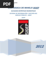 Guia Tutorial - Registro de Beneficiarios Sigep | PDF | Informática