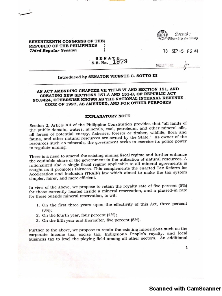 SB 1979 Mining | PDF