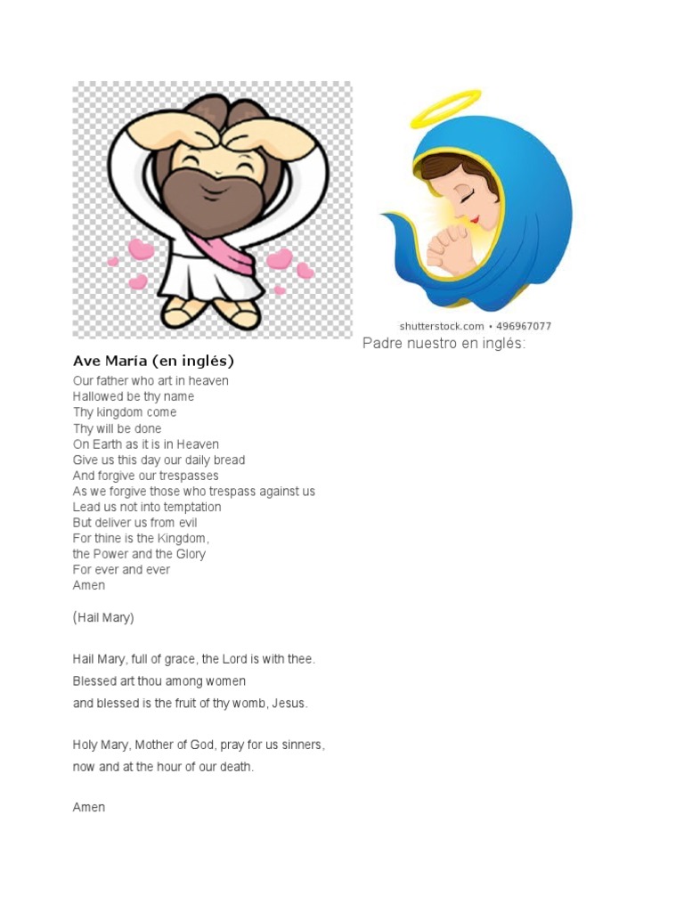 Ave María (En Inglés) | PDF