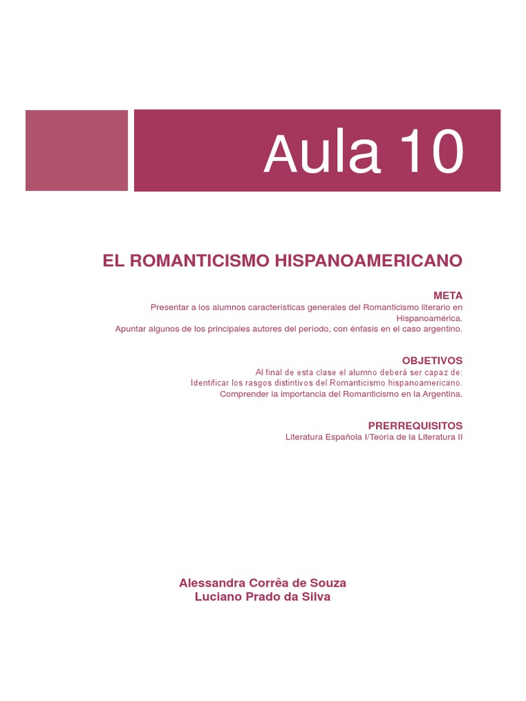Romanticismo en Hispanoamérica | PDF | Romanticismo | Poesía