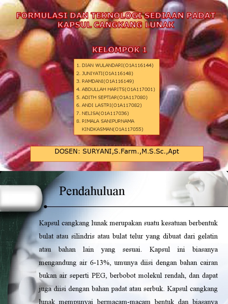 Kelompok 1 Kapsul Cangkang Lunak | PDF