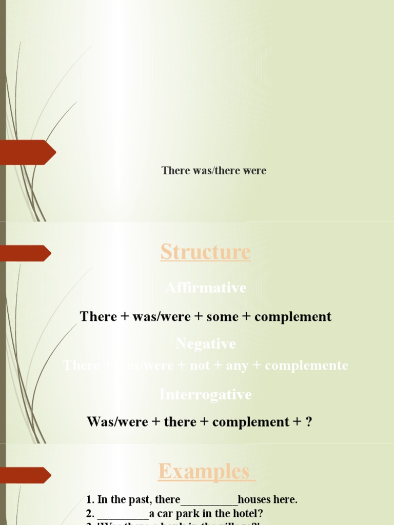 There Was and There Were | PDF