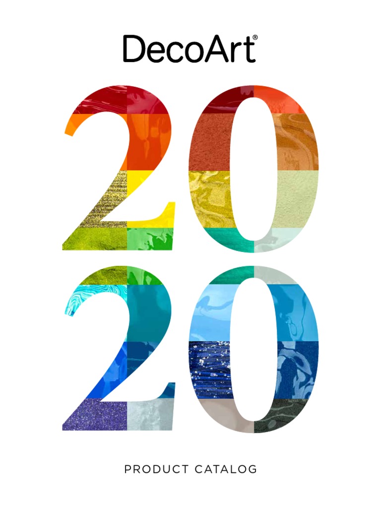 DecoArt 2020 ProductCatalog PDF | PDF | Blue | Acrylic Paint