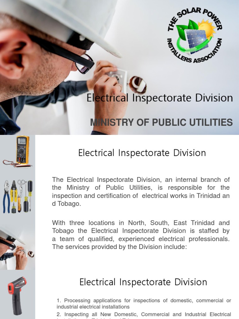 Electrical Inspectorate Division | PDF