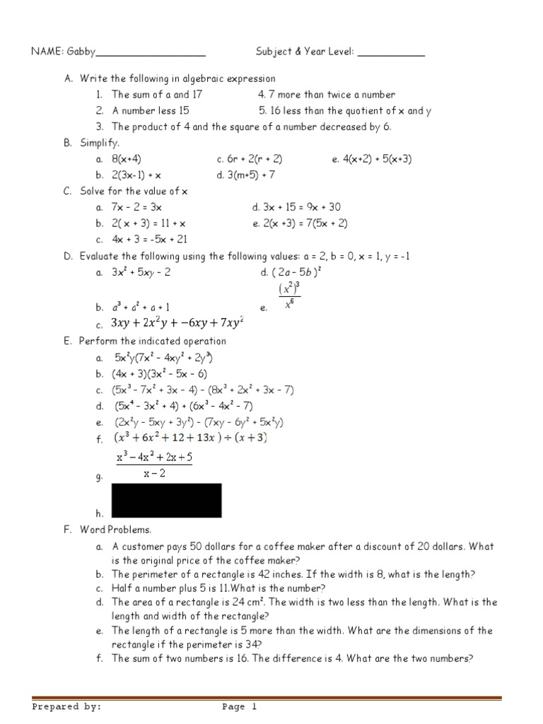 Math Sample Exam | PDF