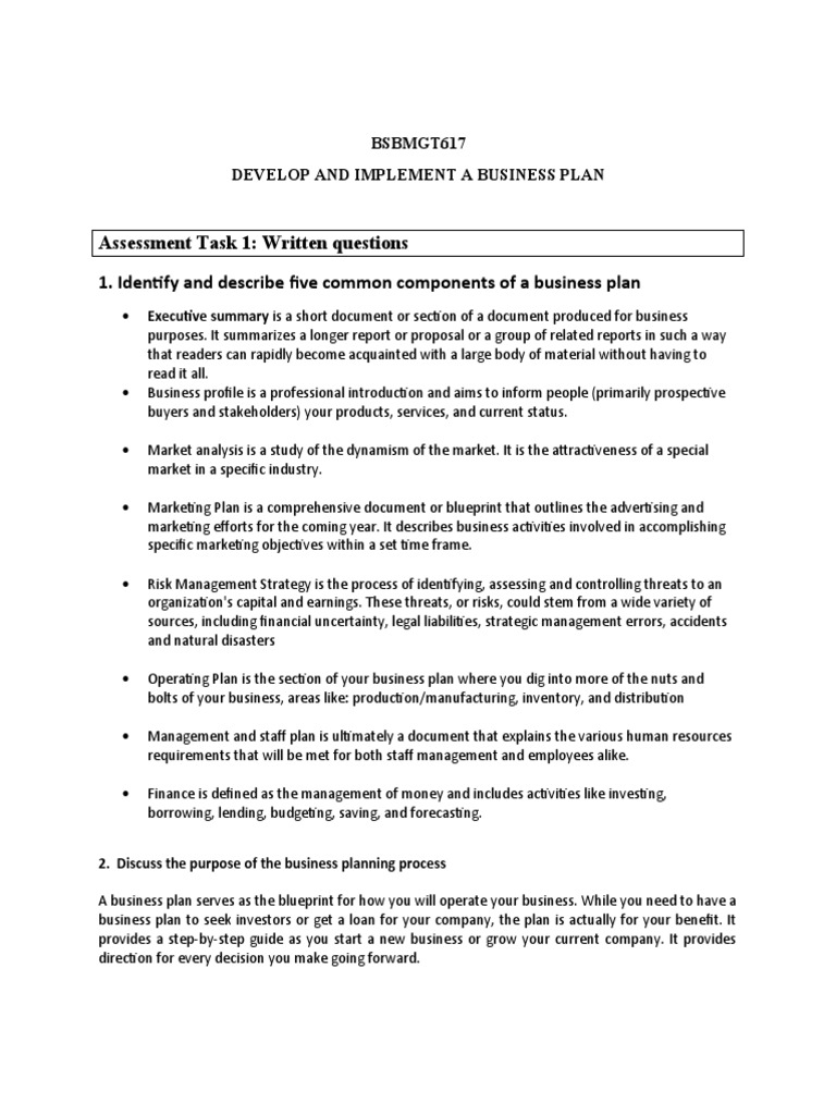 Developing a Strategic Business Plan: Key Components, Considerations ...
