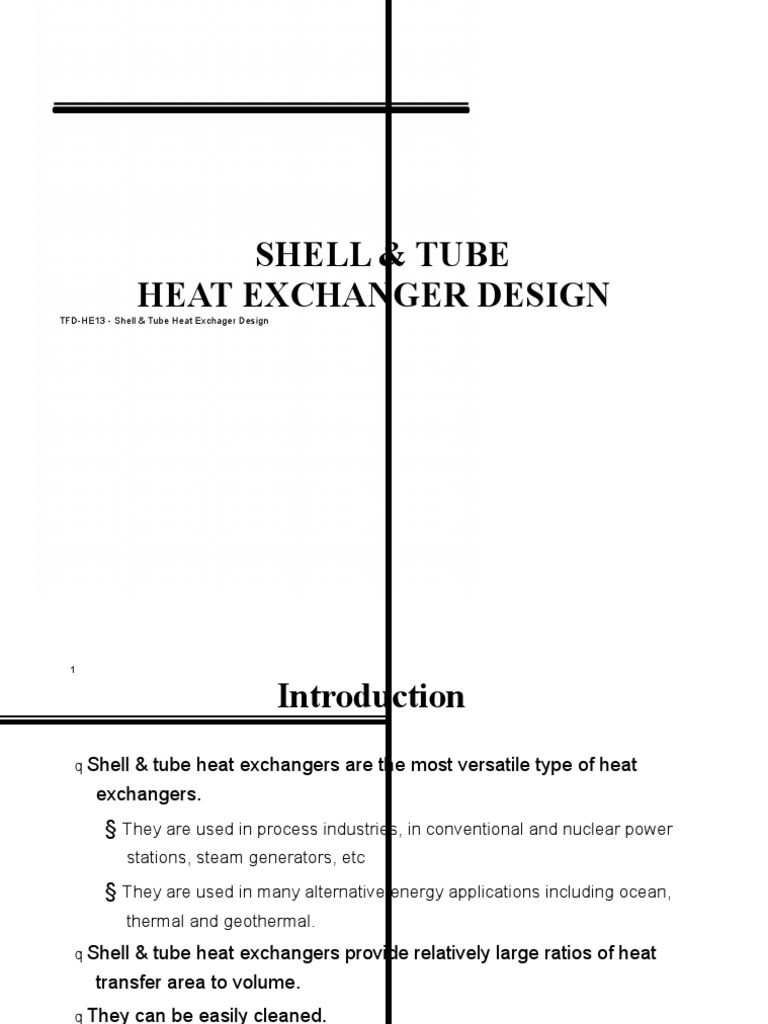 Heat Exchanger Design | PDF | Heat Exchanger | Pipe (Fluid Conveyance)