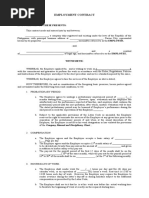 Probationary Contract SAMPLE | PDF | Employment | Economies
