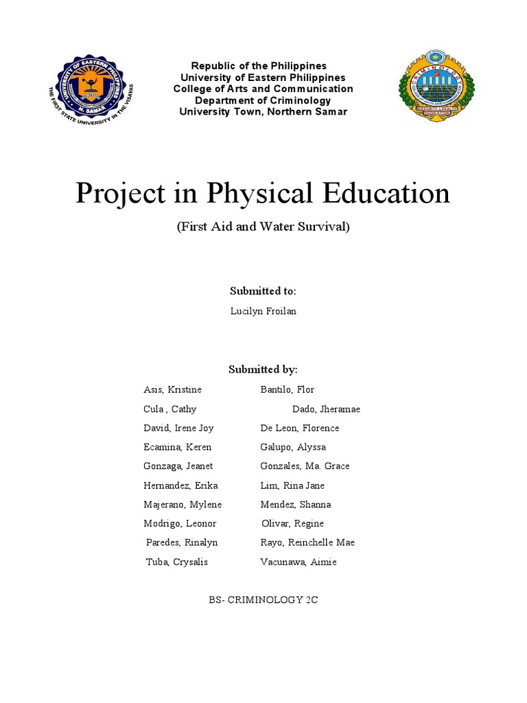 Project in Physical Education | PDF