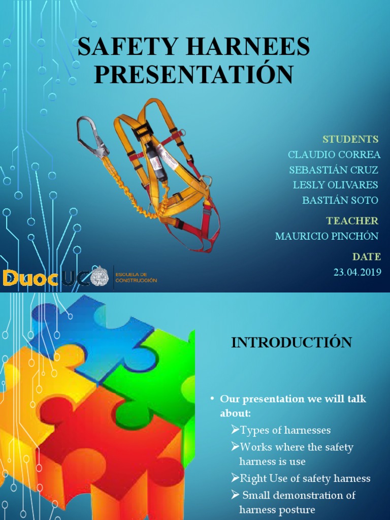 Safety Harness Presentation 1.0 | PDF | Prevention | Safety