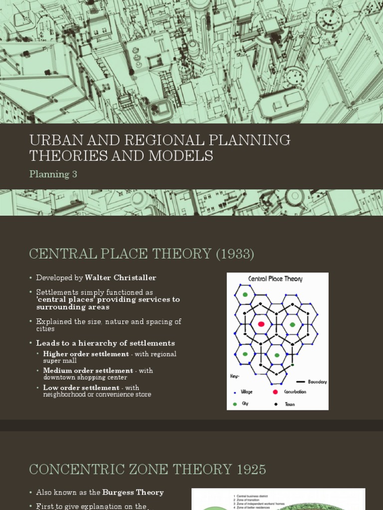 05 Urban Planning Theories and Models | PDF | Economies | Business