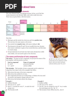 Chemsheets GCSE 054 Forming Ionic Compounds | PDF | Chlorine | Ion