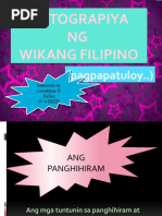 Mga Tuntunin Sa Panghihiram NG Mga Salita | PDF