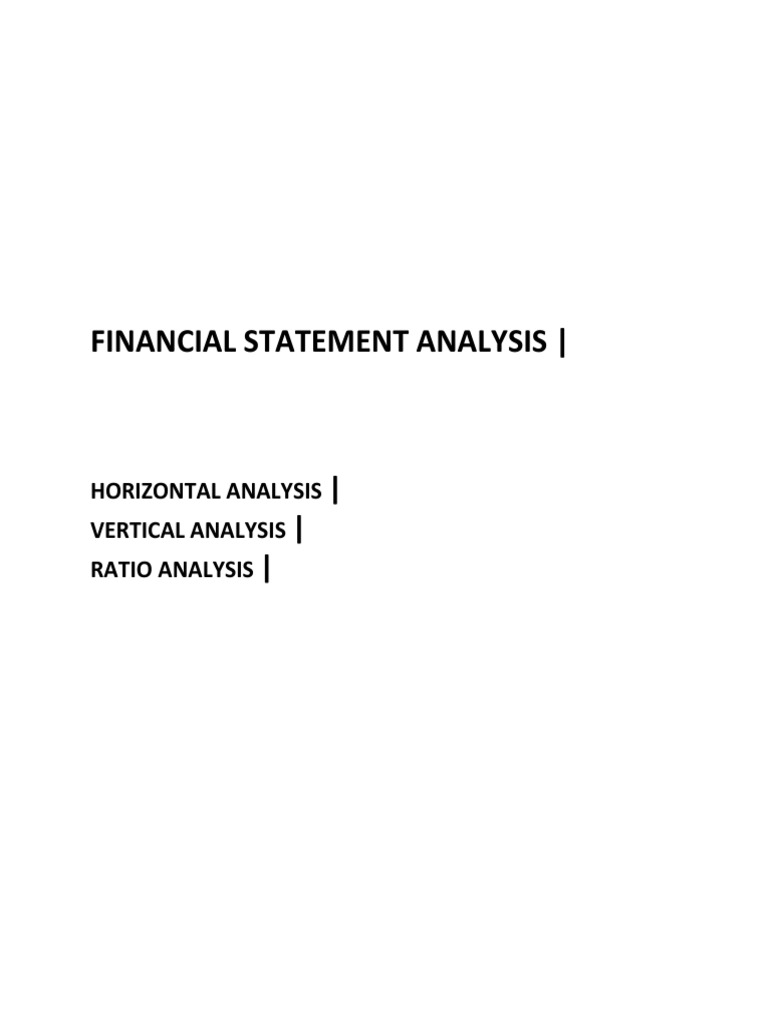 03financial Statement Analysis 1 | PDF | Leverage (Finance) | Equity ...