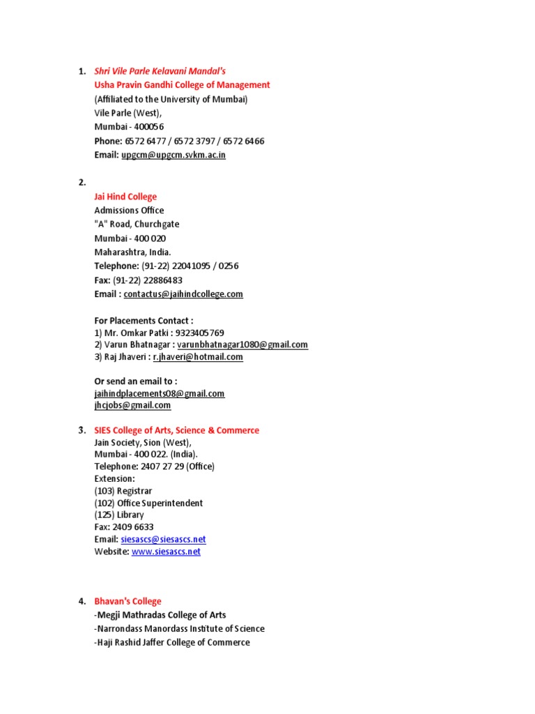 Usha Pravin Gandhi College of Management: Shri Vile Parle Kelavani ...