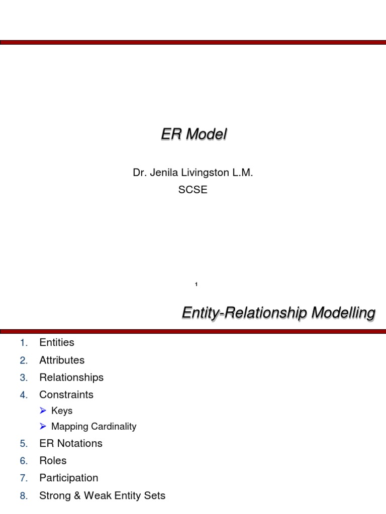 ER Diagram Notations and Modeling | PDF | Scientific Modeling ...