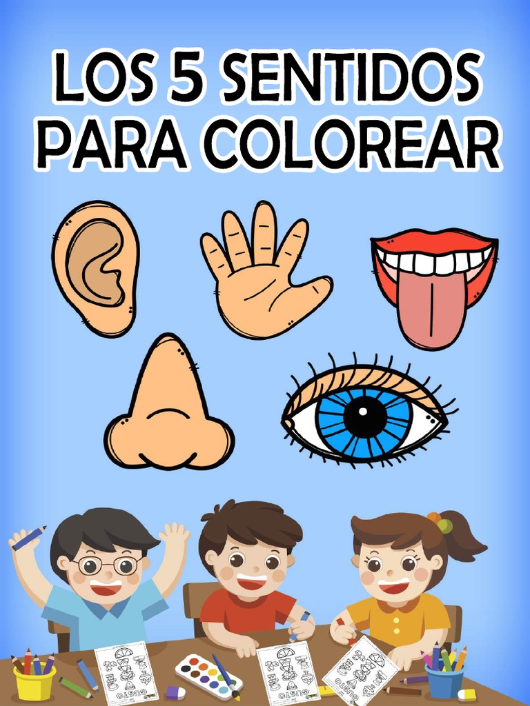 Los Cinco Sentidos Para Colorear