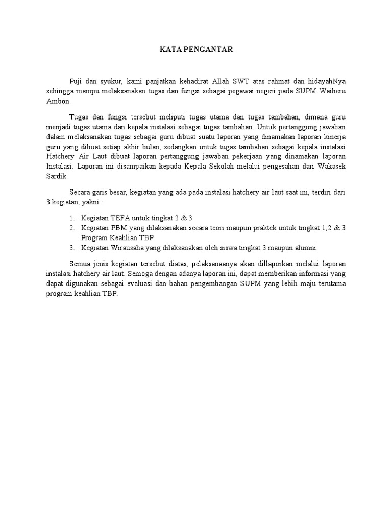 Laporan Instalasi | PDF | Griya & Taman | Teknologi & Rekayasa