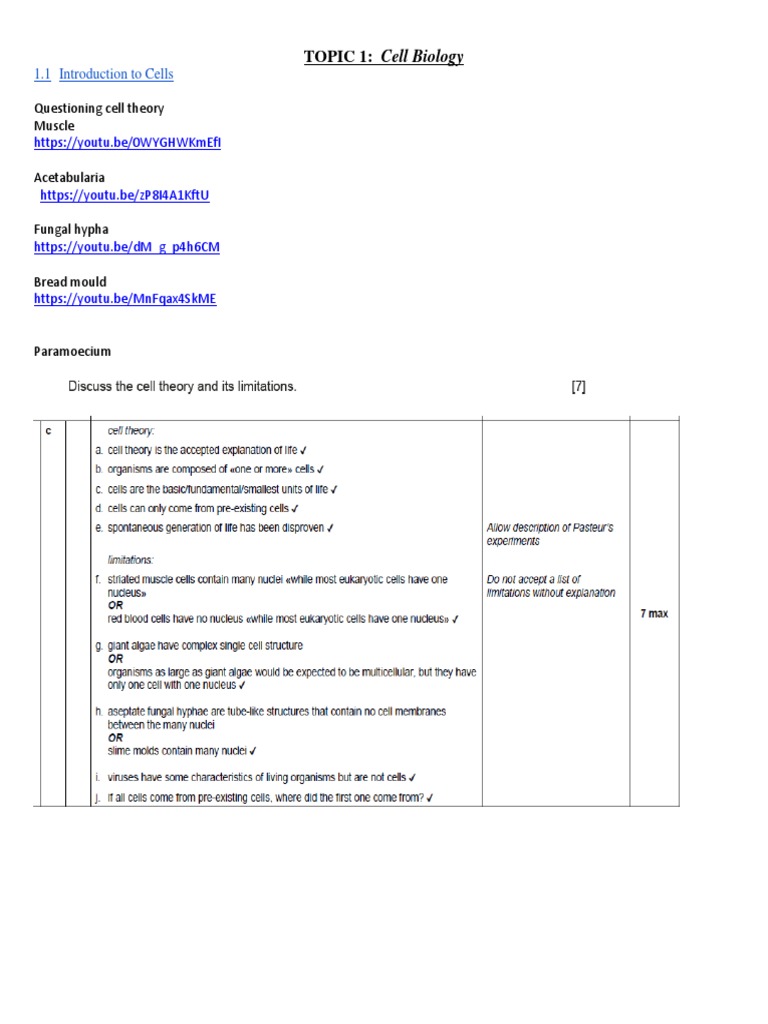 Cell Biology Notes | PDF | Cell Membrane | Vesicle (Biology And Chemistry)