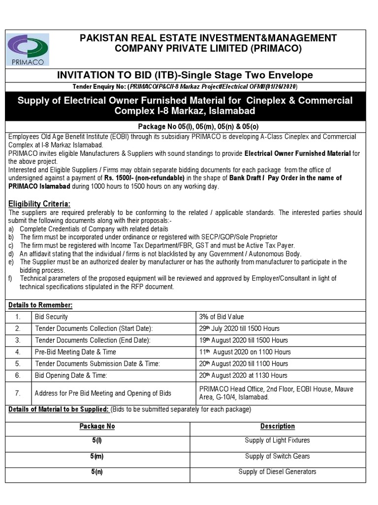 Electrical OFM CCC-AD | PDF | Economies | Business