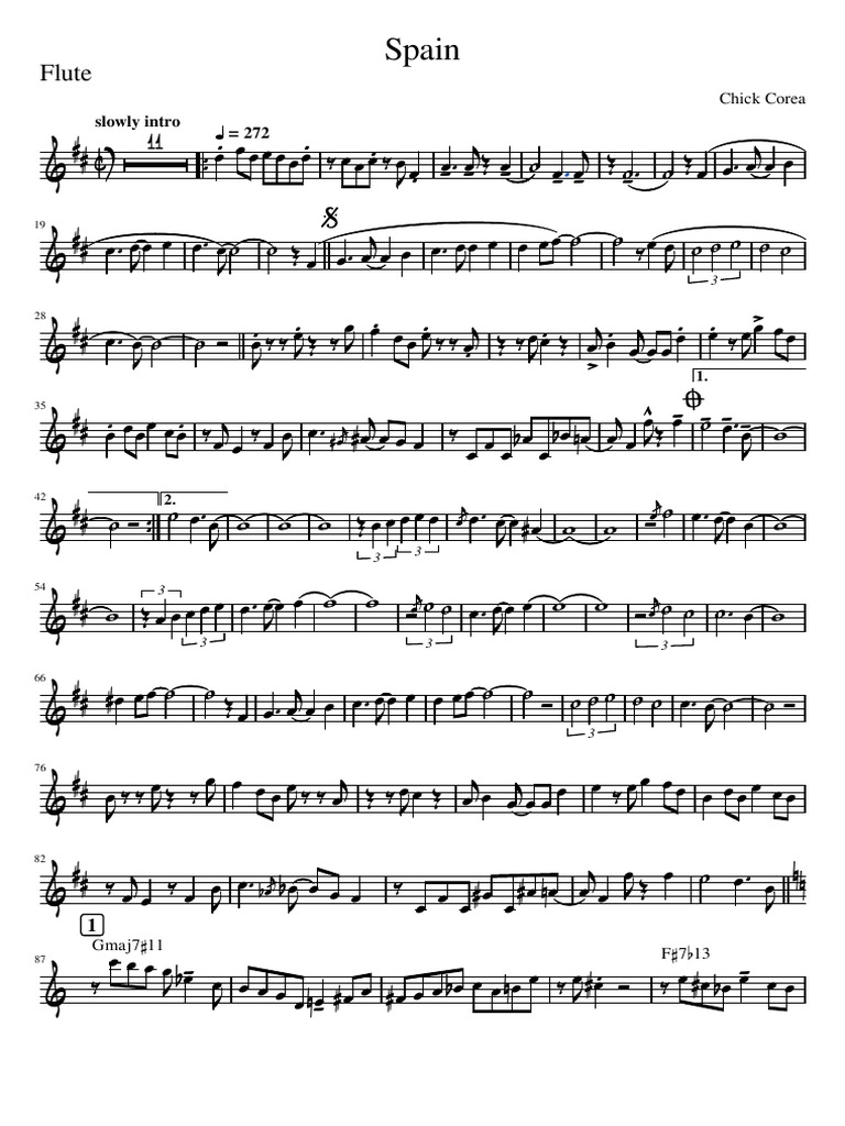 Spain Flute | PDF