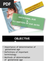 ACOG Guidelines for Due Date Estimation | PDF | Pregnancy | Obstetrics