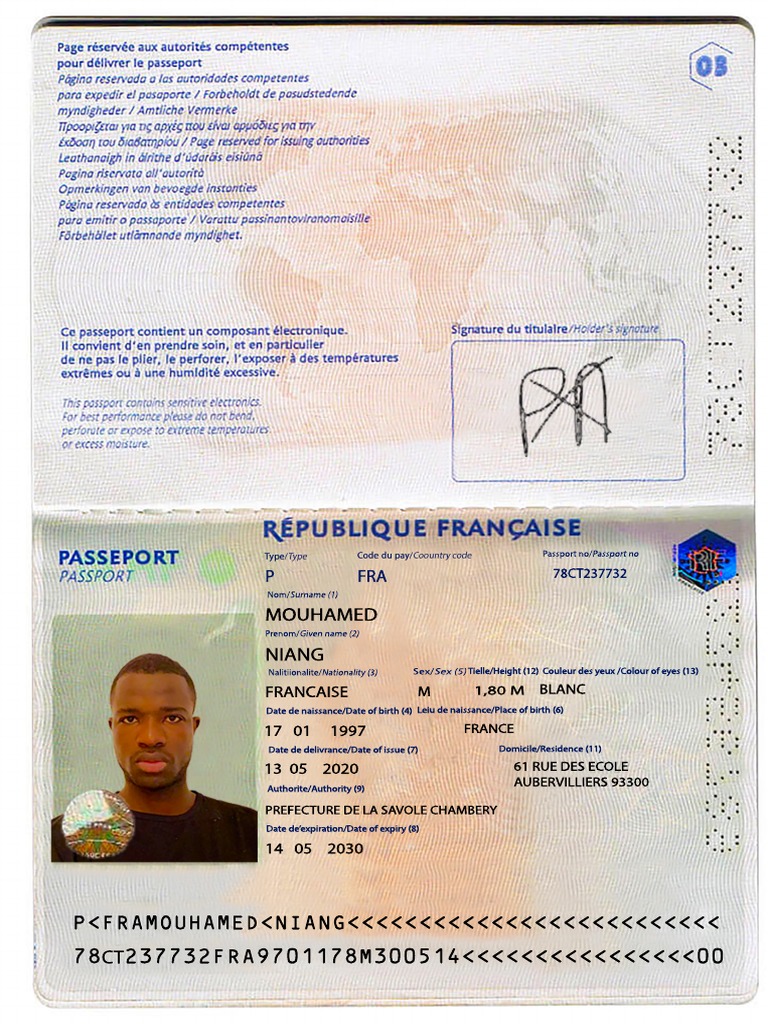 Franch Passport | PDF
