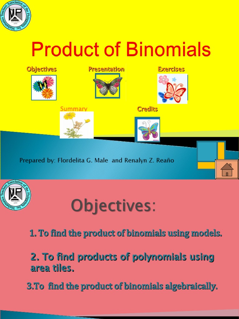 Product of Binomials | PDF | Algebra | Teaching Mathematics