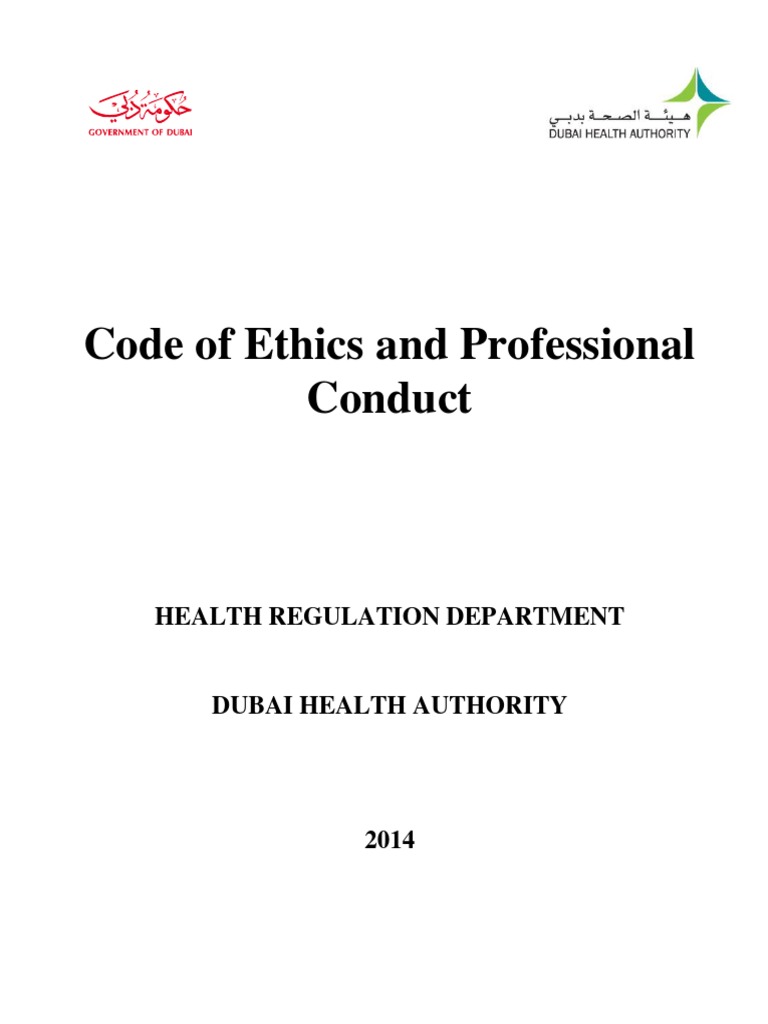 Dubai Health Authority Code of Conduct | PDF | Informed Consent ...
