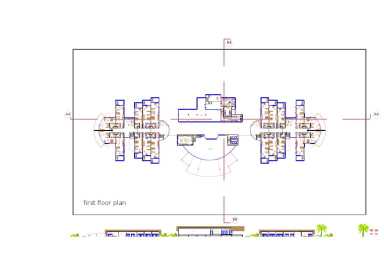 Ground Floor Plan: Up Up Up Up | PDF | Architectural Elements ...