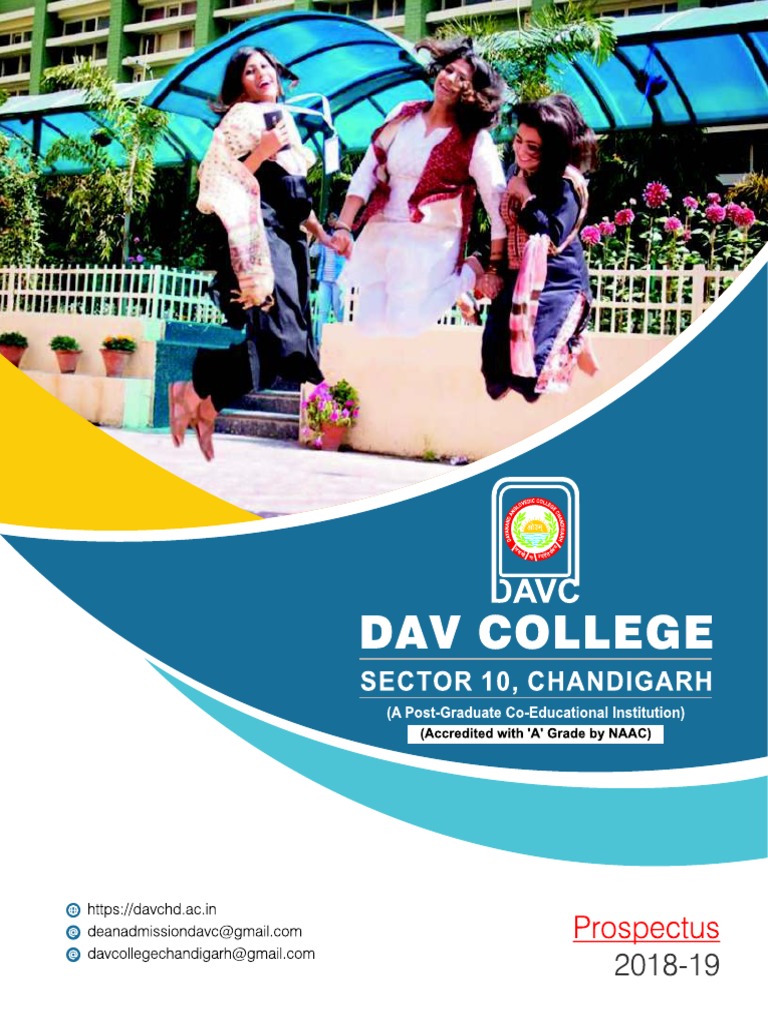 DAV College Prospectus Design 2018-19 (Revised 08 June 2018) | PDF