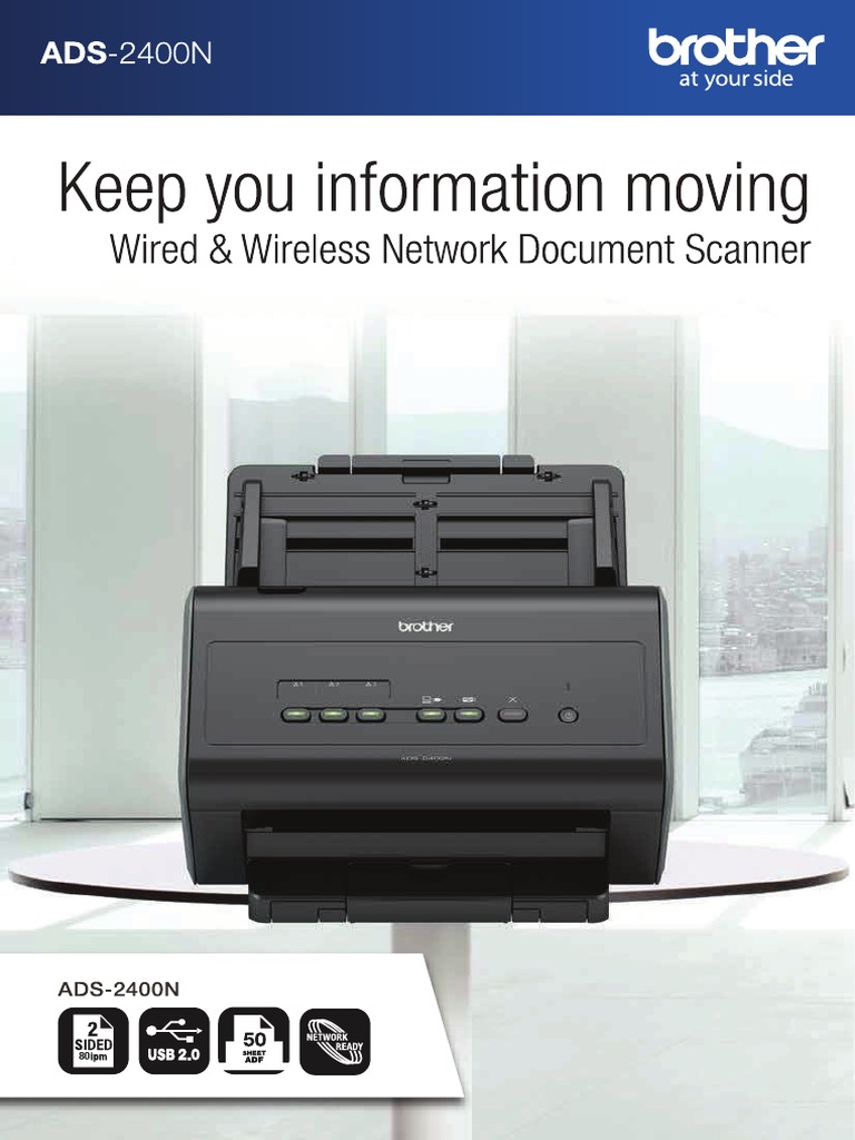Ads 2400N | PDF | Image Scanner | Information And Communications Technology