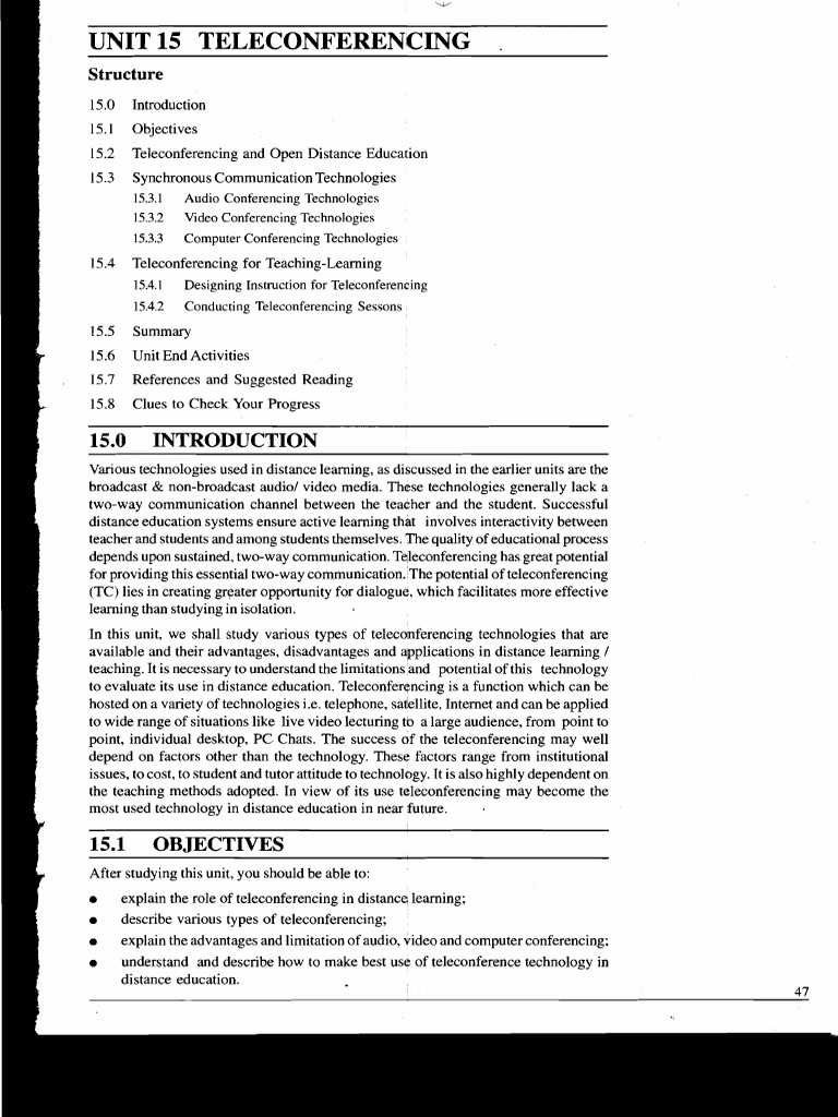 Teleconferencing 1 | PDF | Videotelephony | Data Transmission