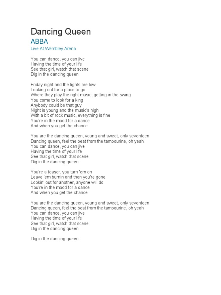 Dancing Queen | PDF