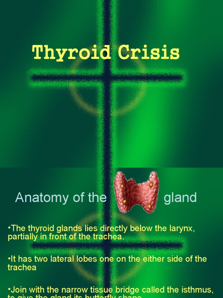 Thyroid Crisis | PDF | Hyperthyroidism | Thyroid