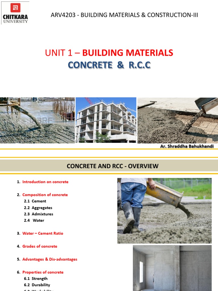 Concrete & RCC (BMC 3) | PDF | Construction Aggregate | Concrete