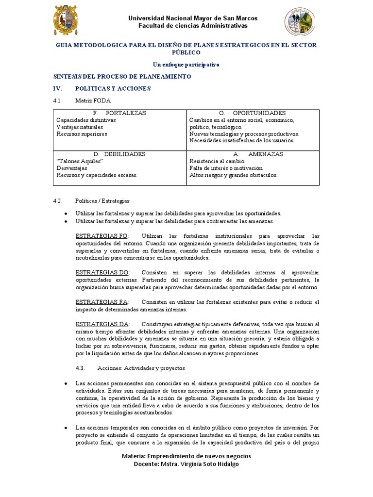 Fase Operativa Del Proyecto | PDF | Iniciativa empresarial | Análisis FODA