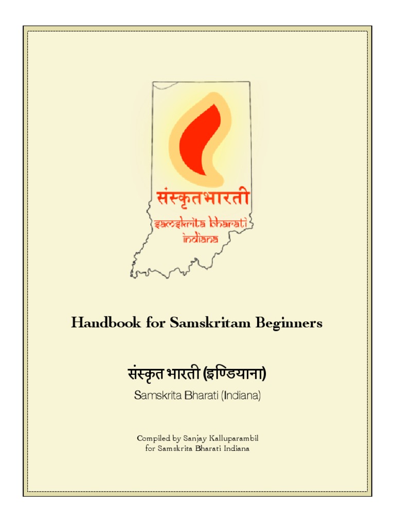 Handbook for Learning Sanskrit | PDF | Sanskrit