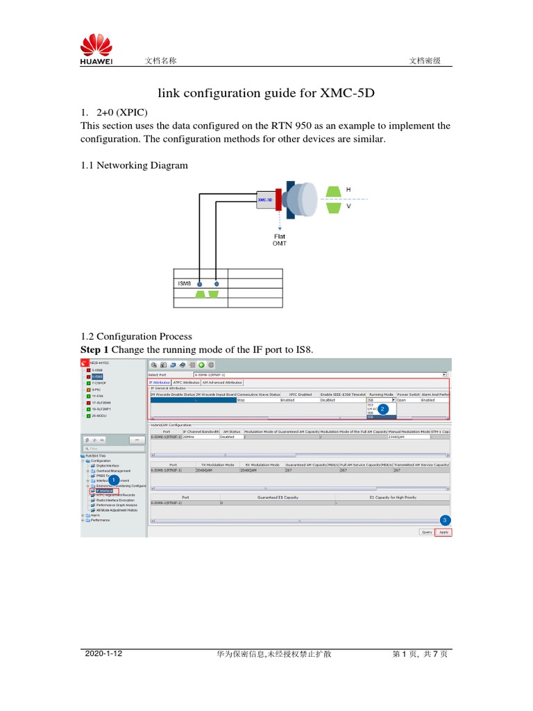 Link Configuration Guide For XMC-5D | PDF | Computer Engineering | Network Protocols