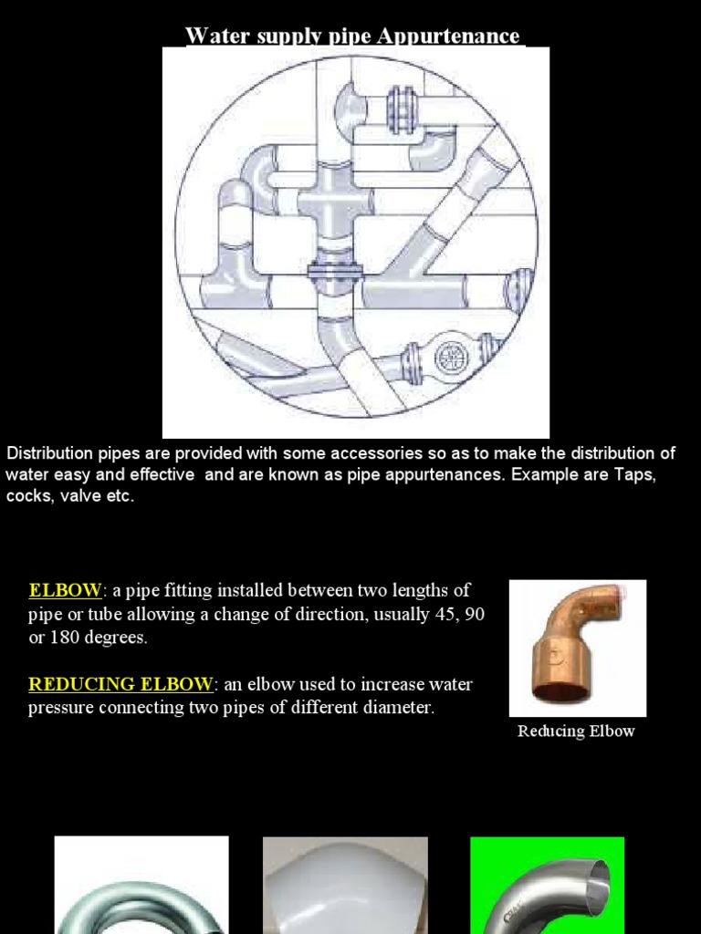L8-Water Supply Pipe Appurtenances | PDF | Valve | Pipe (Fluid Conveyance)