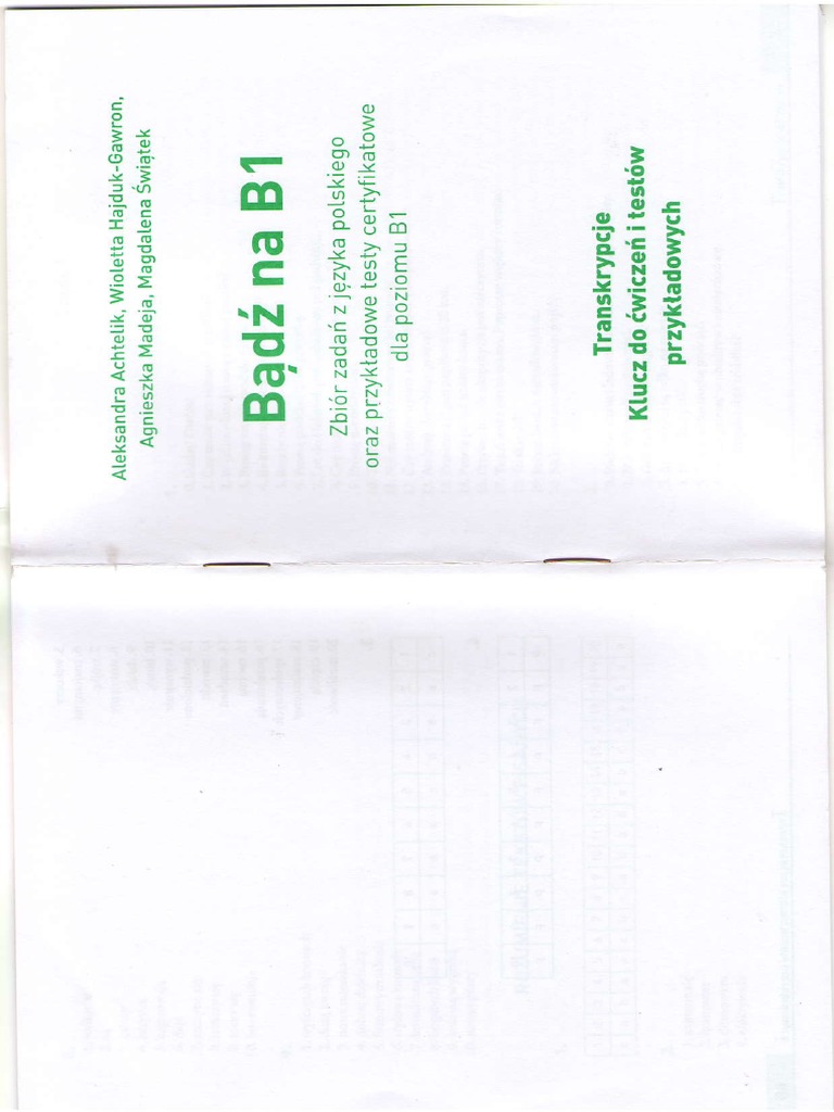 Badz Na b1 Klucz | PDF