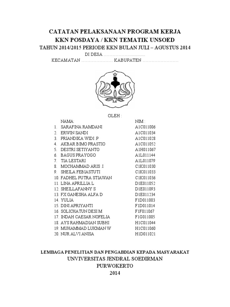 Cover Proker KKN Edit | PDF