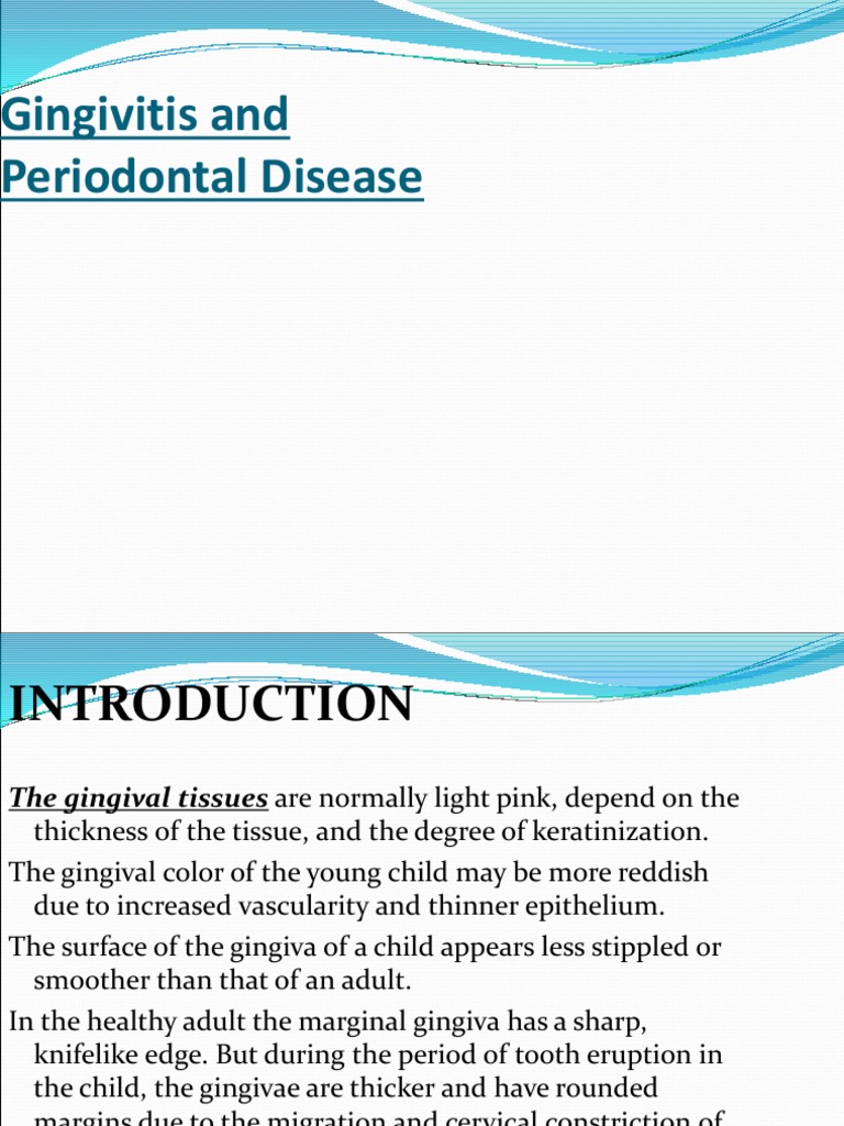 Gingivitis 2020 | PDF | Human Tooth | Periodontology