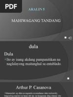 Ang Mahiwagang Tandang Dula Mula Sa Mindanao Isinulat Ni Arthur P | PDF