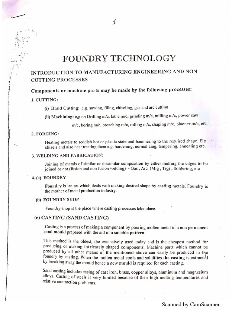 Foundry Technology PDF | PDF