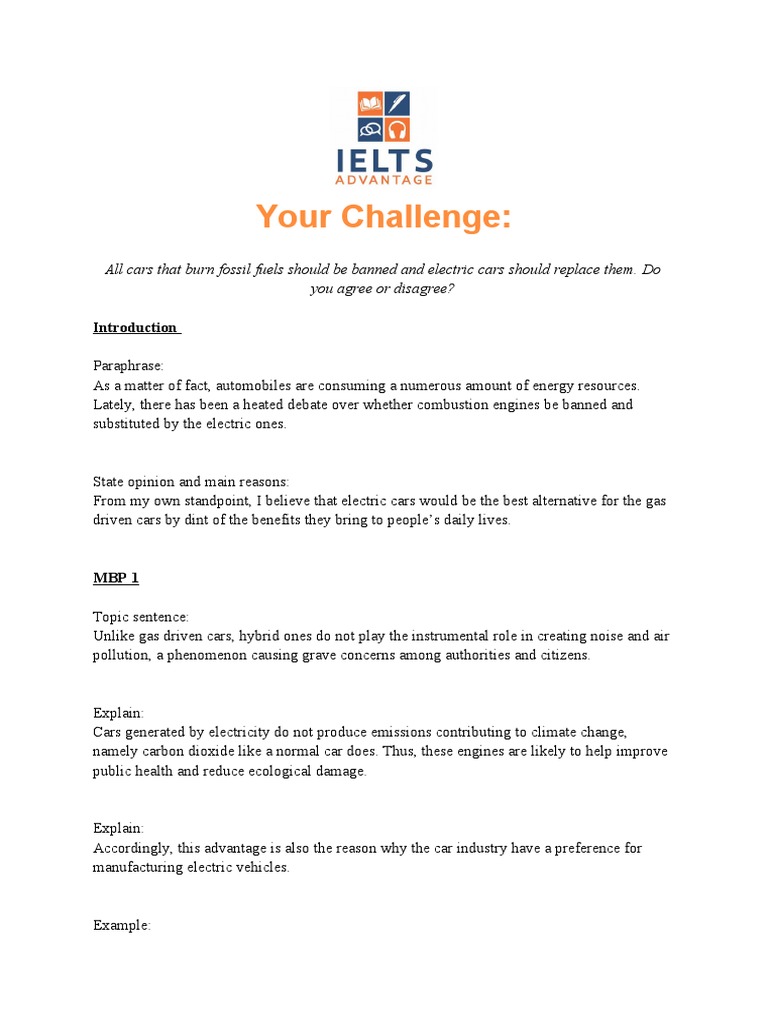 Electric cars are better than gas cars | PDF