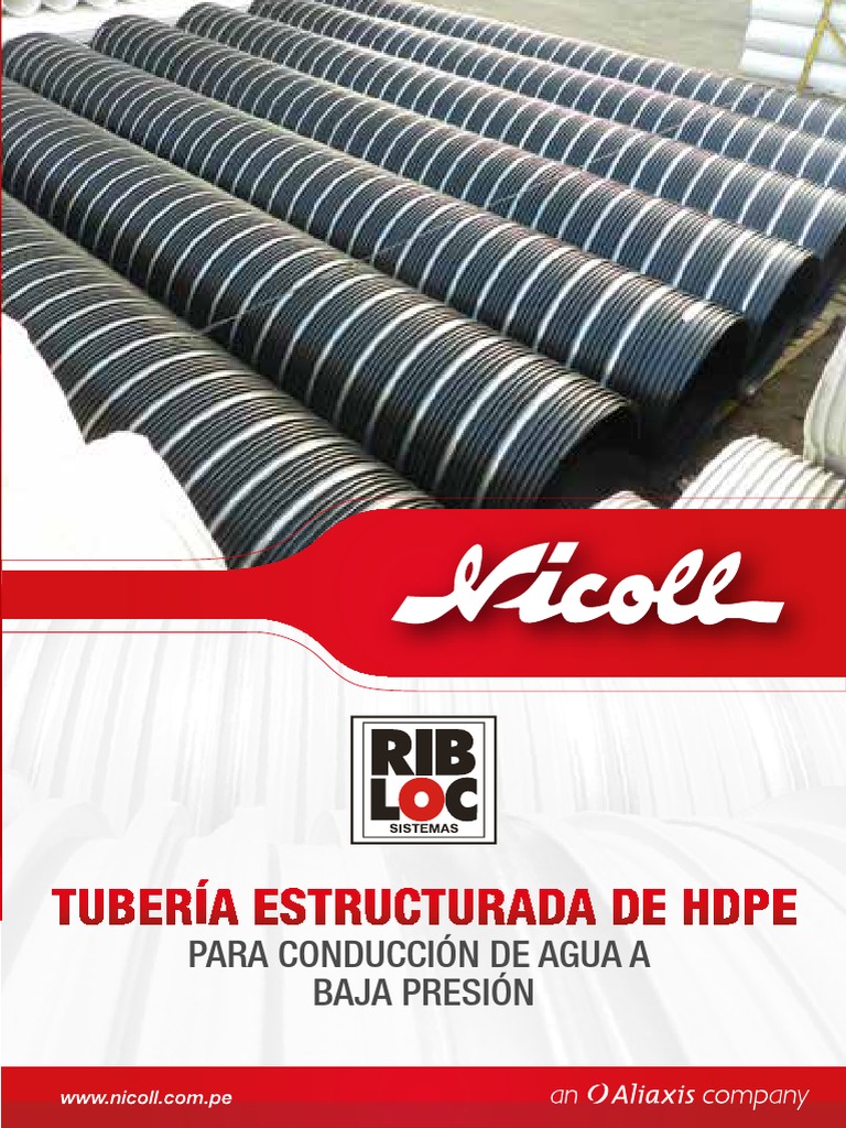 Triptico RIB LOC Hdpe | PDF | Tubería (transporte de fluidos ...